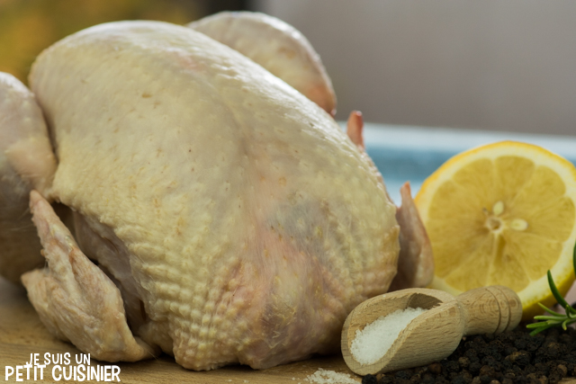 Recette de poulet à la broche (poulet rôti)