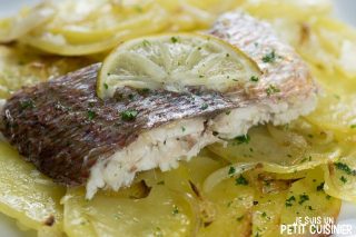 Recette de pagre à points bleus au four