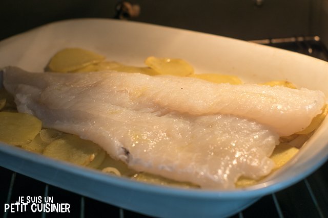 Recette de morue au four aux poivrons de piquillo