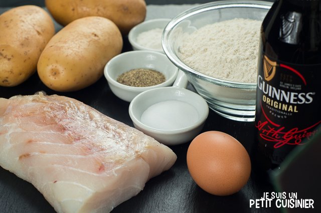 Recette de fish and chips à la Guinness