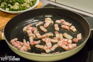 Recette de poêlée de blettes, pommes de terre et lardons