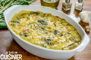 Recette de gratin de blettes à la béchamel