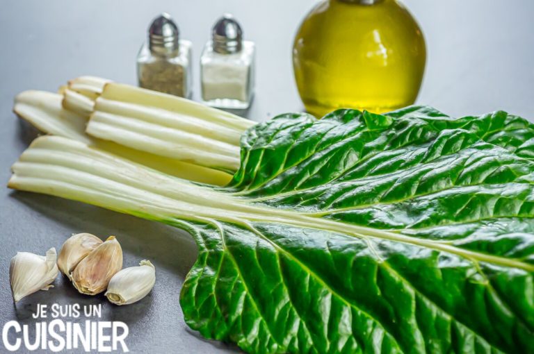 Recette de poêlée de blettes à l'ail. Cuisine simple et délicieuse