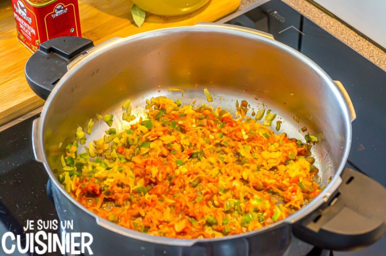 Recette de lentilles au riz et aux épinards
