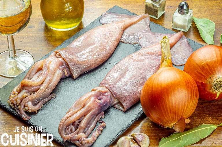 Recette de calamars aux oignons