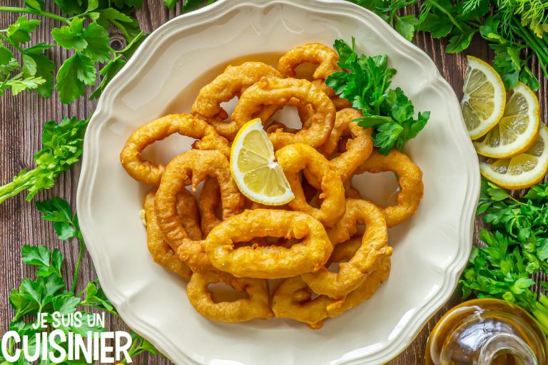 Recette de calamars à la romaine (beignets de calamar croustillants et ...