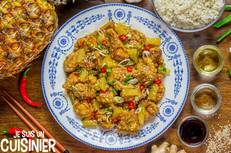 Recette de poulet à l'ananas